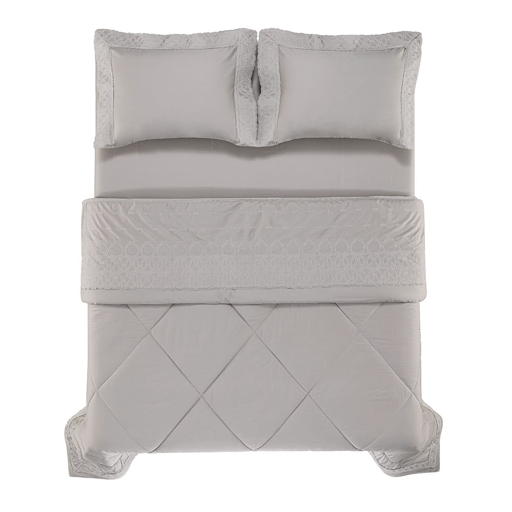 Edredom Queen Trussardi 300 Fios Cetim 100% Algodão Egípcio Valenza ...